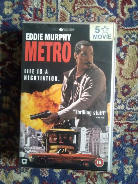 METRO VHS VIDEO Big Box Ex-Rental, Eddie Murphy, Freepost £5.99 ...