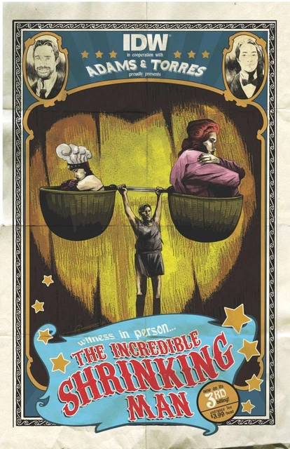 SHRINKING MAN, THE #3A VF/NM; IDW | Richard Matheson - w/Bag+Board $15. ...