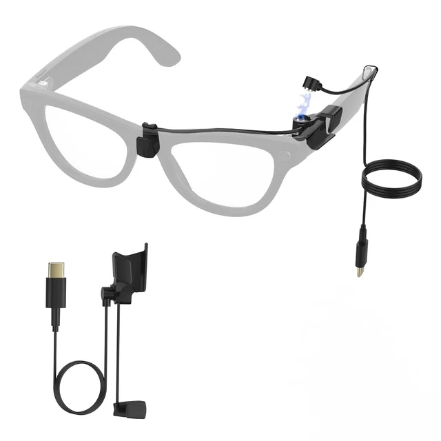 HIBLOKS MAGNETIC CHARGING Cable for Ray-Ban Meta Wayfarer/Skyler ...