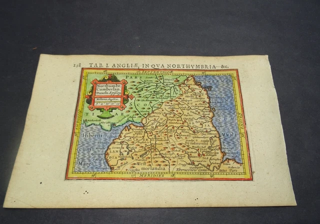 ANTIQUE MAP OF North England by Petrus Bertius 1618 £75.00 - PicClick UK