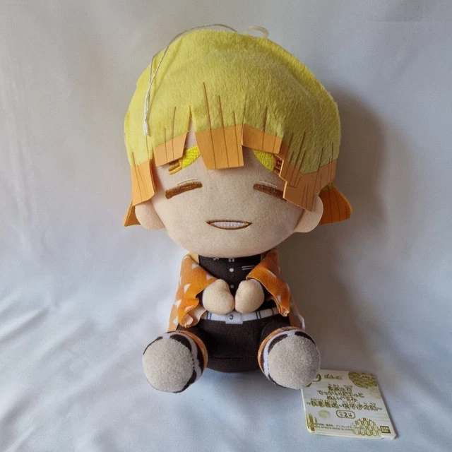 OFFICIAL DEMON SLAYER Zenitsu Agatsuma Plush 8" | BANDAI Pofutto Soft ...