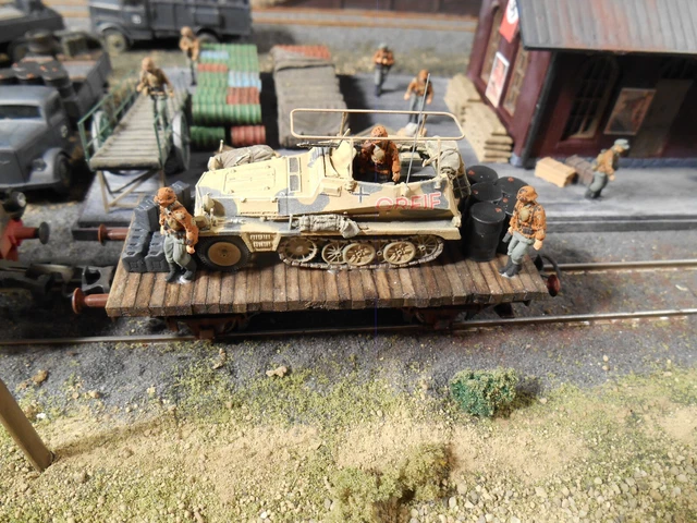 HO ROCO MINITANK 6th Panzer Army Half-Track Car A1585 Custom Hand ...