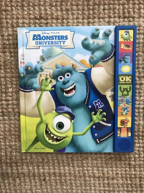 DISNEY PIXAR MONSTERS UNIVERSITY Play-a-Sound Picture Book Tested+New ...