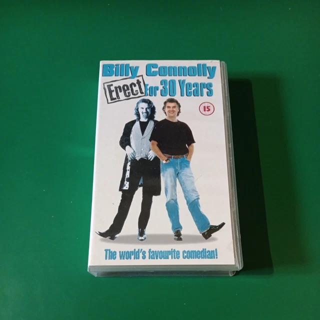 BILLY CONNOLLY ERECT For 30 Years VHS Comedy Video TESTED £3.99 ...