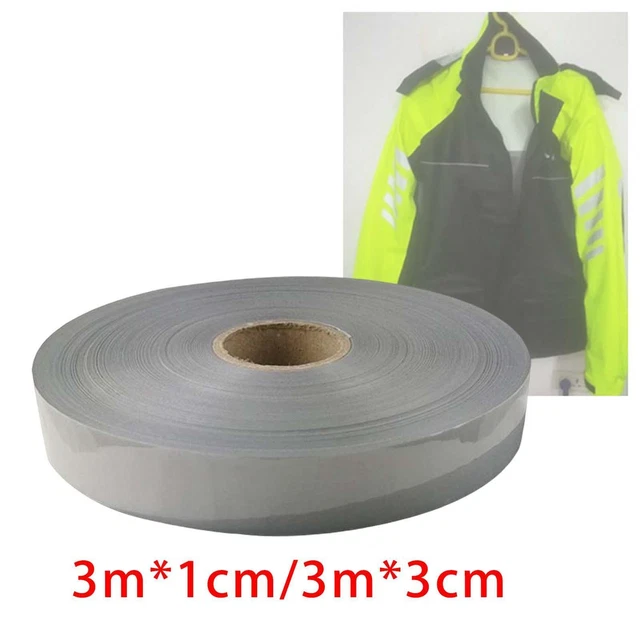 IRON ON REFLECTIVE Tape Heat Transfer Vinyl Film Premium for Clothing ...