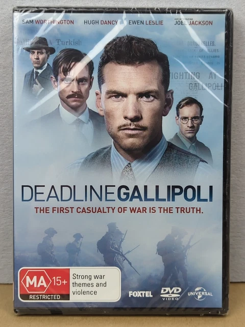 DEADLINE GALLIPOLI WAR TV Mini Series DVD Region 4 & 2 Free Fast Post ...