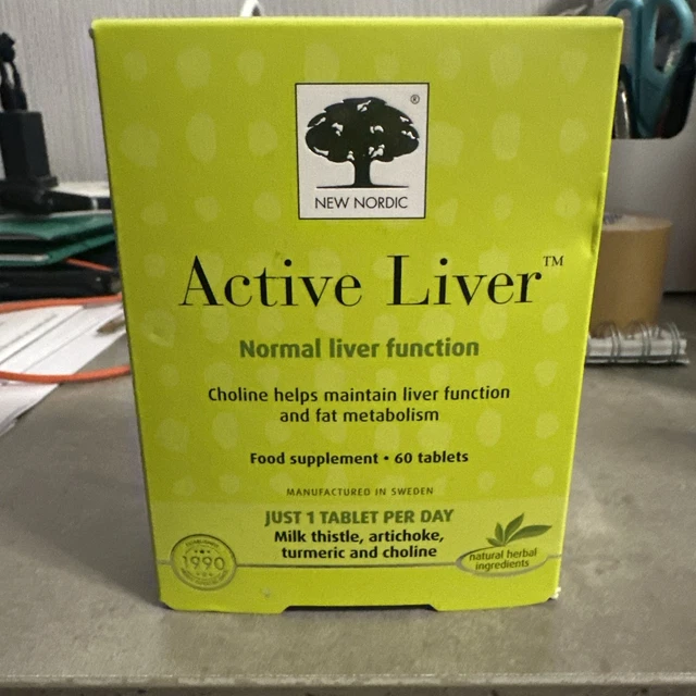NEW NORDIC ACTIVE Liver For Normal Liver Function 60 Tablets 2028 £24. ...