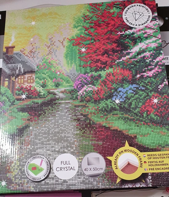 CRAFT BUDDY DIY Crystal Art Thomas Kinkade A QUIET EVENING 50x40cm ...
