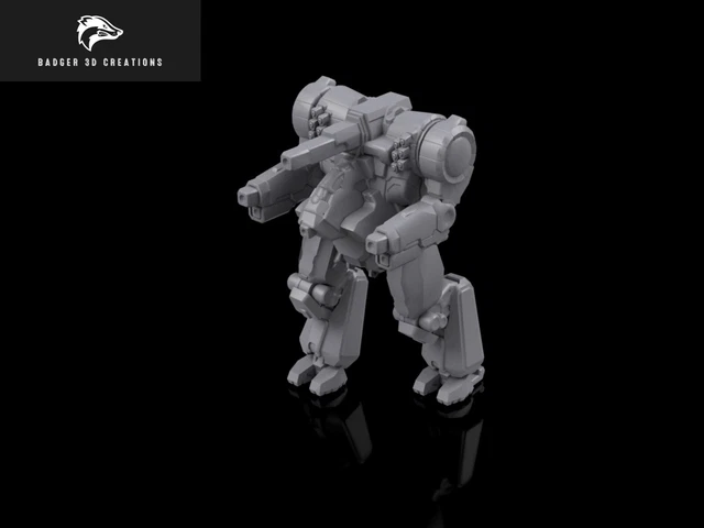 JUGGERNAUT MECH FOR Battletech- 6mm Scale - Resin Printed with Hex Base ...