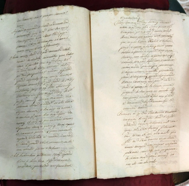 ANTICO MANOSCRITTO CARTA pergamena del 1557 datato e firmato EUR 1,00 ...