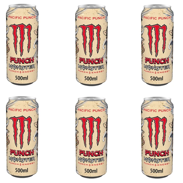 MONSTER PACIFIC PUNCH Energy Drink 500ml Pack of 6 £10.77 - PicClick UK