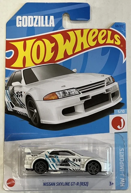 HOT WHEELS NISSAN Skyline GT-R R32 Godzilla HW J Imports 3/10 Diecast 1 ...