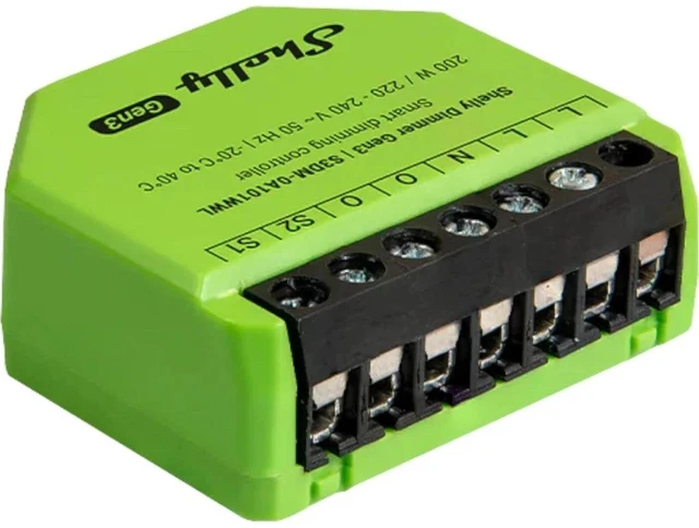 SHELLY DIMMER GEN3 Dimmcontroller, WLAN, Bluetooth, Zigbee (Shelly ...