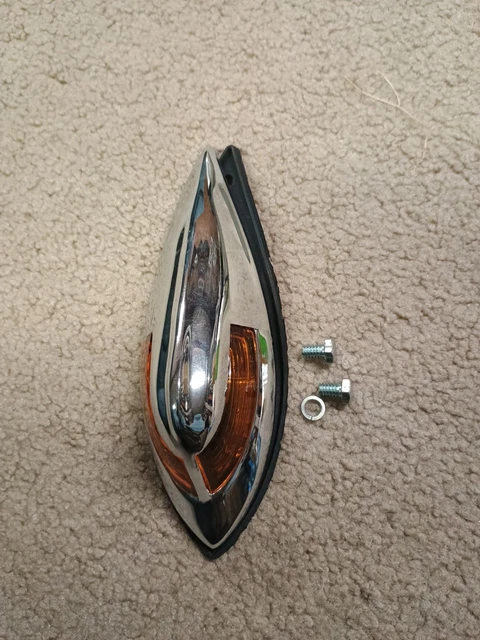 NOS HARLEY AMBER FRONT FENDER LIGHT TOURING DYNA SOFTAIL Biker's Choice ...