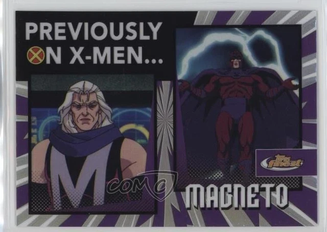 2025 TOPPS FINEST X-Men '97 Previously On X-Men Magneto #PO-1 1i3m $1. ...