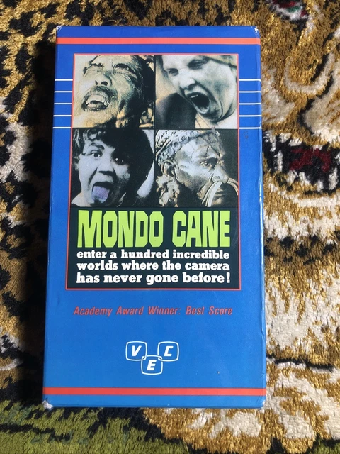 MONDO CANE VHS - Rare Shockumentary Blue Box VEC Release Bizarre ...