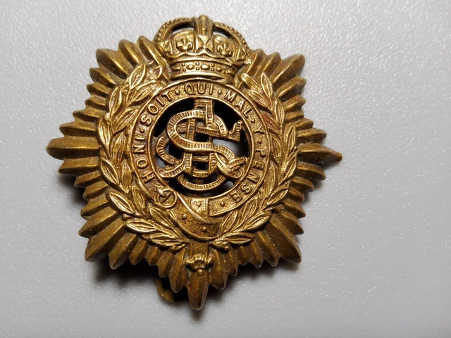 BRITISH MILITARY ISSUE Royal Army Service Corps Cap Badge £10.00 ...