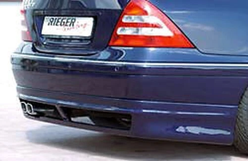 MERCEDES-BENZ RIEGER BRAND Original W203 C Klasse Hinten Schürze ...