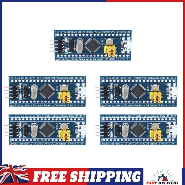 5 PCS STM32F103C8 Arm STM32 Core Learning Board Minimum System Board for Arduino £10.20 ...