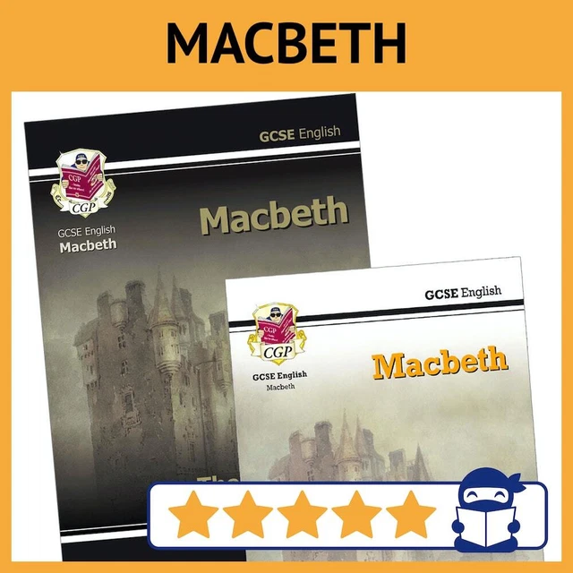 MACBETH GCSE REVISION Bundle for 2025 Exams - with Answers - CGP NEW £14.95 - PicClick UK