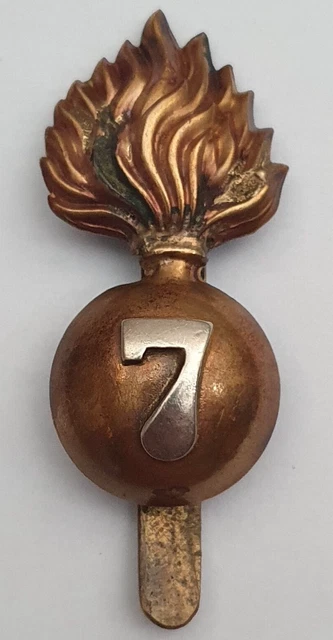 WW1, 7TH CITY Battalion London Regiment British Army Cap Badge. Slider ...