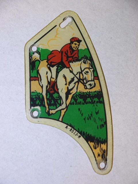 PINBALL THORO BRED Plastique Original Gottlieb 1965 Flipper Rare Cheval ...