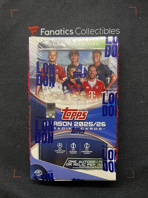 2025/26 TOPPS UCC Flagship Edition - LONDON EXCLUSIVE - SEALED HOBBY ...
