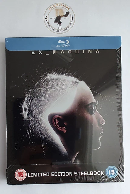 EX MACHINA (2017) Limited Edition Blu-ray Steelbook - By Alex Garland ...