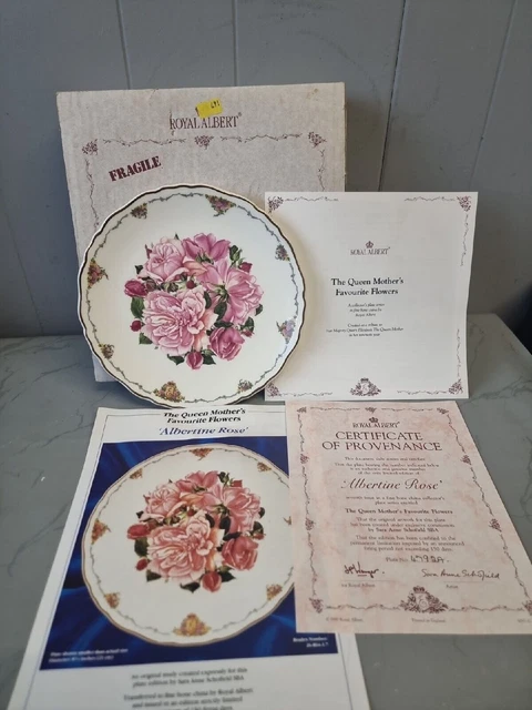 ROYAL ALBERT QUEEN Mother's Favourite Flowers - Albertine Rose £10.46 ...