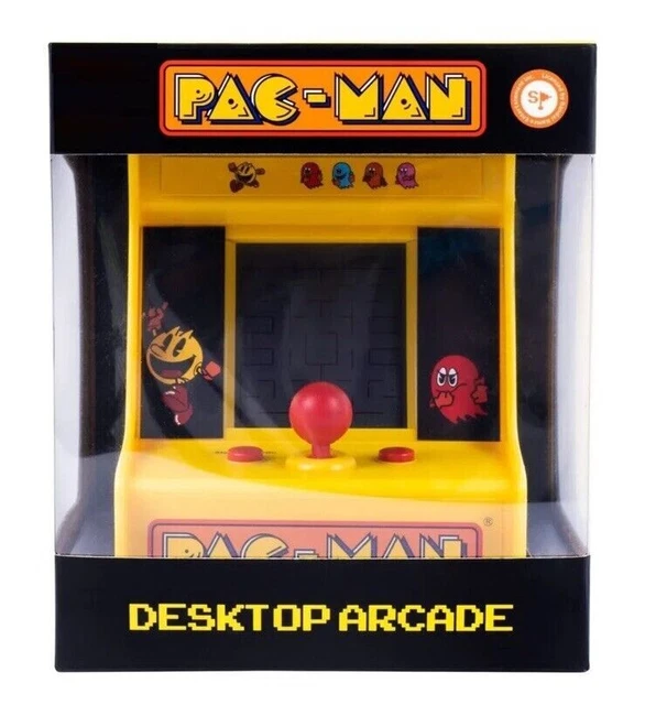 PAC MAN DESKTOP Mini Arcade Machine Retro 80s Pacman Game Console £14. ...
