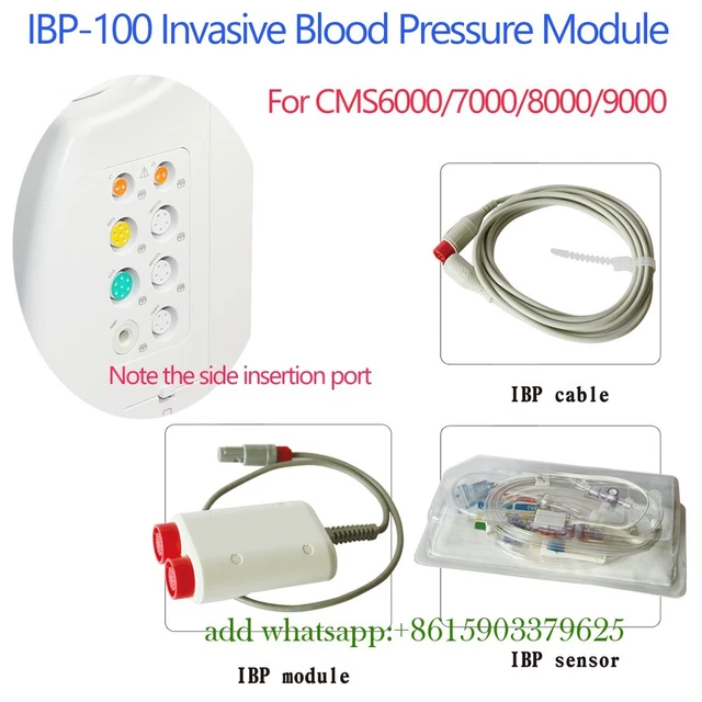 IBP CABLE SENSOR,IBP module Invasive Blood Pressure Module for Patient ...