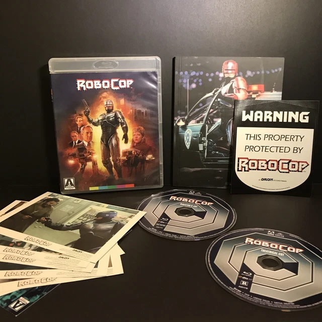 ROBOCOP BLURAY 2 Disc Arrow Limited Edition Lobby Cards Book NTSC NO ...