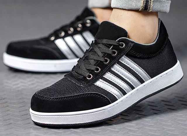 SAFETY SHOES TRAINERS Steel Toe Cap Light Weight Work Boots Shoes Men ...