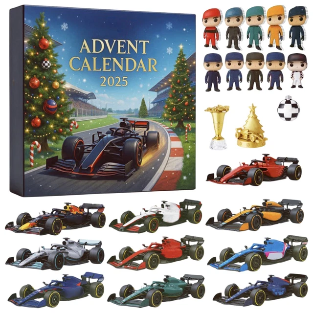 2025 F1 TEAM Advent Calendar Formula 1 Car Racing 24Day Christmas ...