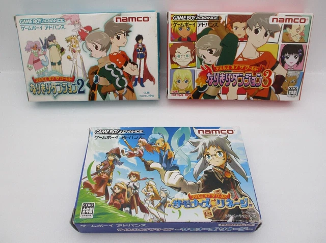 GBA TALES OF The World Narikiri Dungeon 2 , 3 & Summoners Linage 3Games ...
