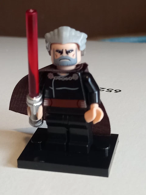 CUSTOM LEGO STAR Wars Mini Count Dooku Sith Lord Clone Wars Figure Jedi ...