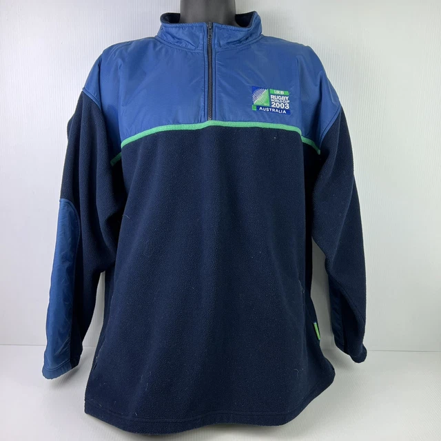 VINTAGE 2003 IRB Rugby World Cup Licensed Jacket Mens 2XL Navy Blue ...