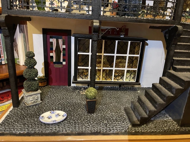 EXCEPTIONAL MINIATURE ARTISTRY: Hand-Built Tudor Shop based on Chester ...