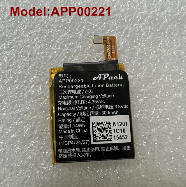 BATTERIE RECHARGEABLE LI-ION originale APP00221 NEUVE pour Apack 300mAh ...