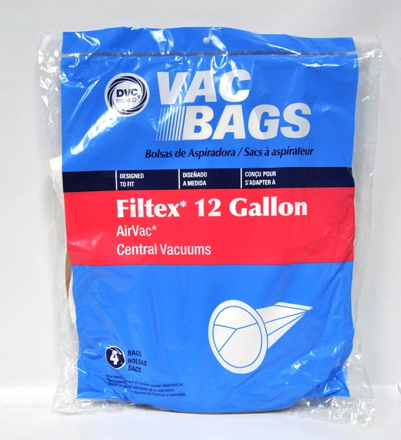 DVC FILTEX 12 Gallon Air Crdv Central Aspirateur Sacs EUR 19,78 ...