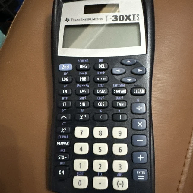 TEXAS INSTRUMENTS TI-30X IIS Scientific Calculator LCD Ti30xiis 2lines ...