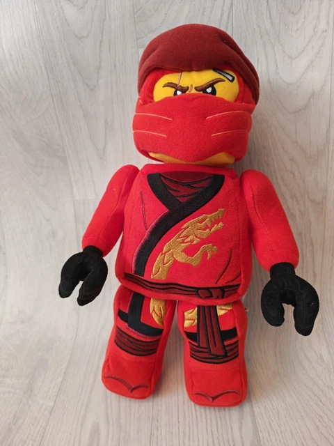 LEGO NINJAGO KAI Red Ninja Plush Mini Figure Soft Toy By Manhattan 13 ...