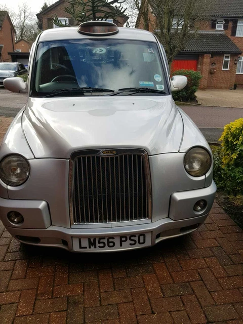LONDON TAXI TX TX4 SILVER AUTO FULLY WORKING FUNCTIONAL TAXI 6 seats ...