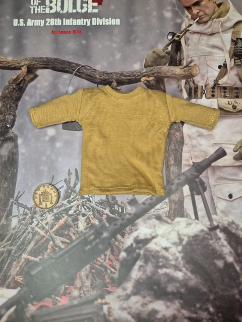 SOLDIER STORY BOTB US Army 28th Infantry 1944 Brown T-Shirt loose 1/6th ...