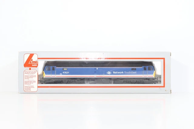 LIMA 204818A6 OO Gauge, Class 47, NSE Livery, "47521" Diesel Locomotive ...