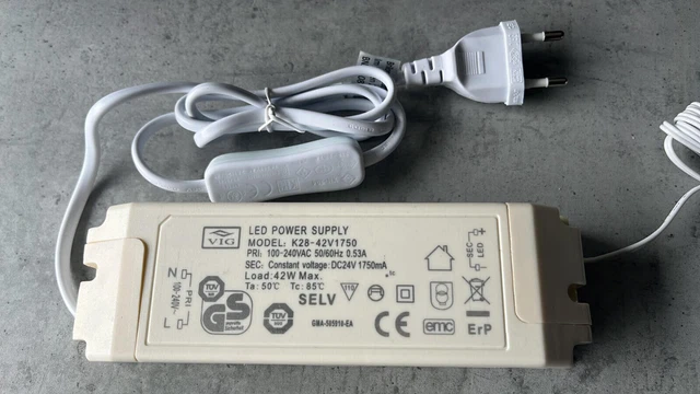 VIG K28-42V1750 ERSATZTRAFO LED TRAFO konverter Treiber Driver Transformator EUR 59,90 - PicClick DE