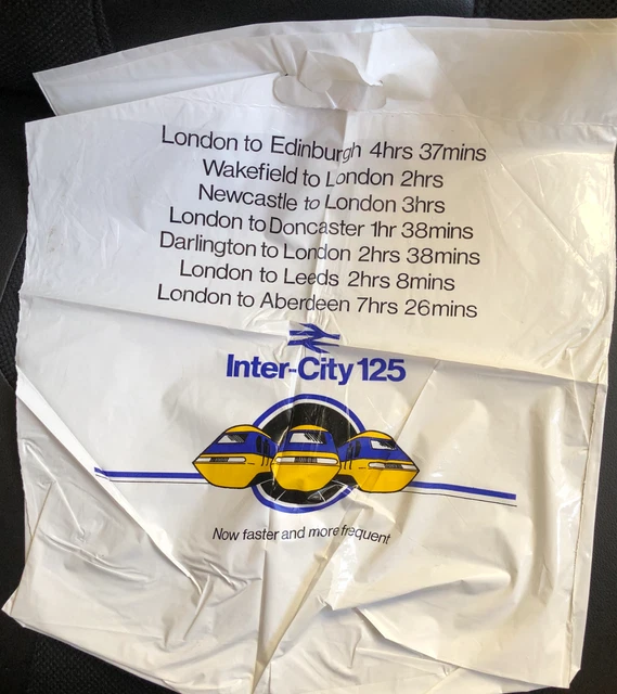 RARE ! INTERCITY 125 carrier Bag £25.00 - PicClick UK