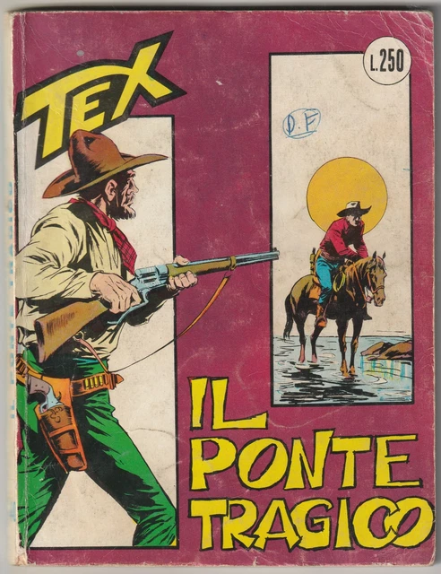 TEX #40 Il Ponto Tragico, Fieg 1967 COMIC-TASCHENBUCH Z3 EUR 3,00 ...