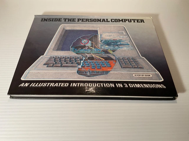 INSIDE THE PERSONAL Computer, Vintage 3 Dimensional Pop-Up Book New ...