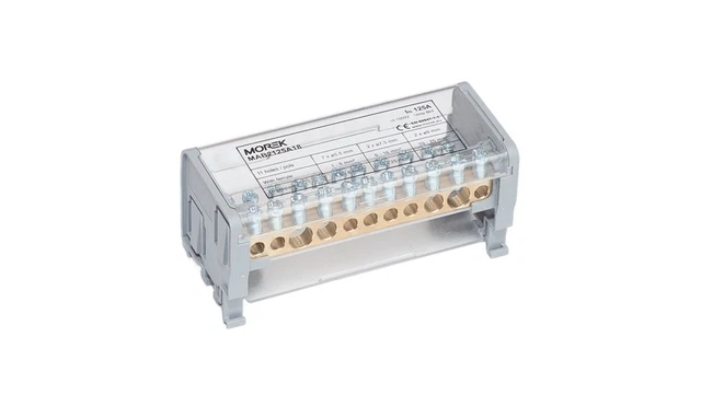 MOBLOCK RÉPARTITEUR ET répartiteur bipolaire 1000V, 125A-11 2x35mm2 + 2 ...
